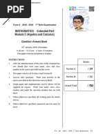 Form4 Add Maths - Chapter 1 | PDF | Function (Mathematics) | Domain Of ...