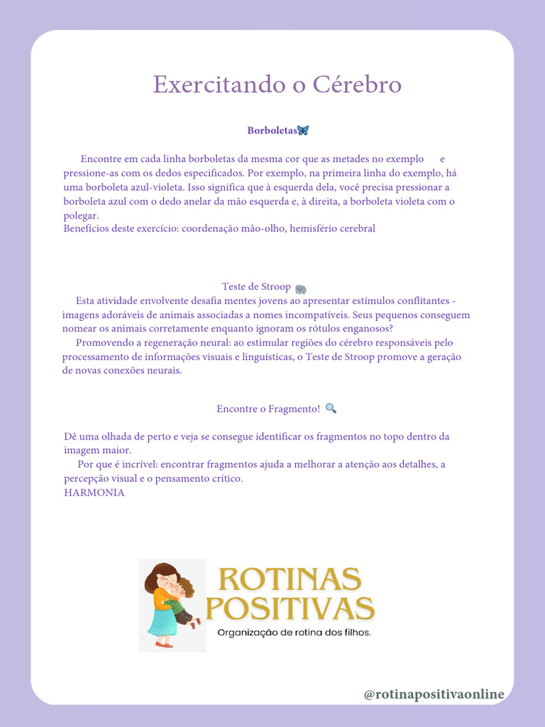 Exercitando o Cerebro | PDF