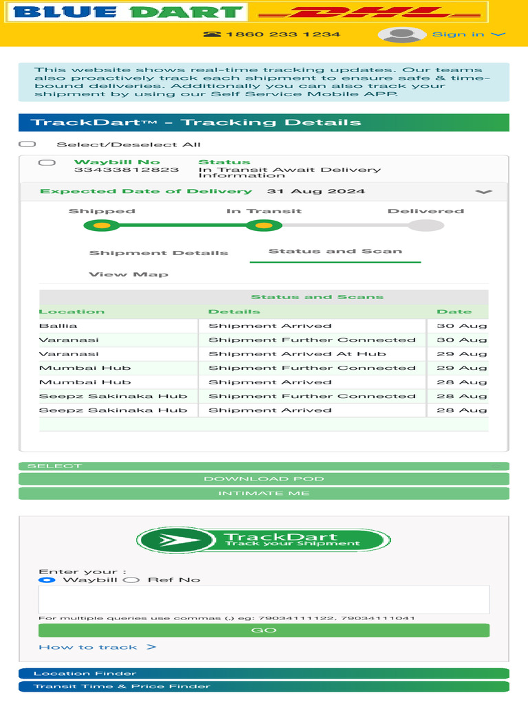 Real-Time Shipment Tracking Updates | PDF