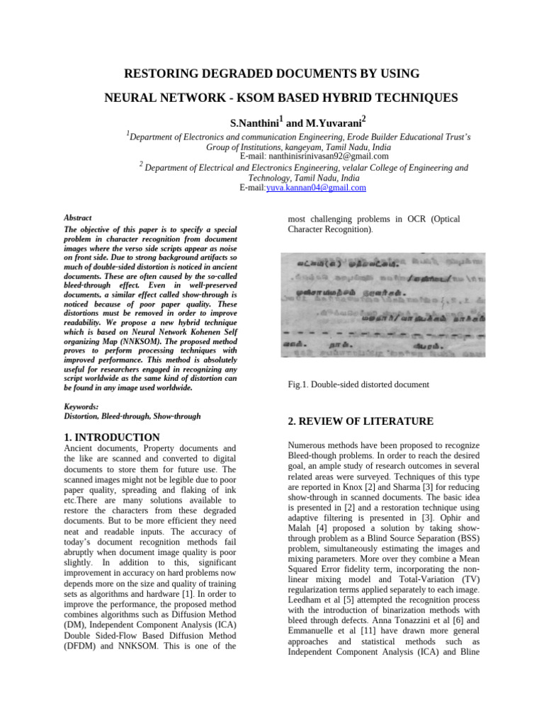Conference Paper-Ug Project | PDF | Artificial Neural Network | Optical Character Recognition