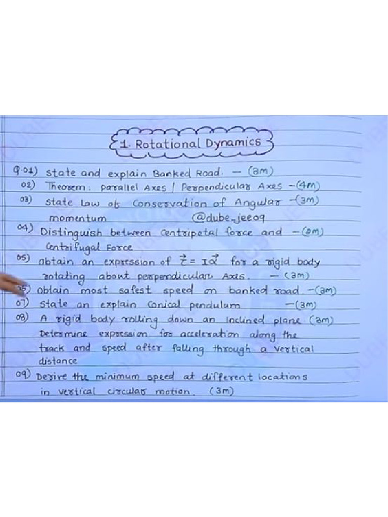 Physics IMP QUES | PDF