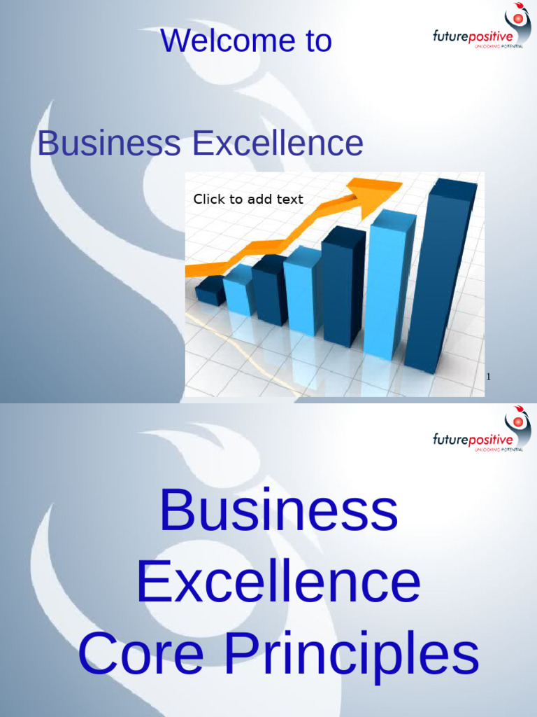 Business Excellence Principles Overview | PDF | Leadership | Business