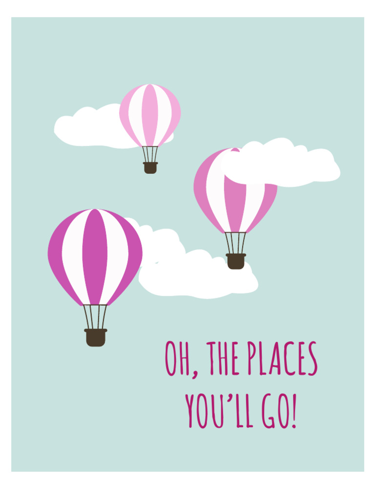 Oh The Places Youll Go | PDF