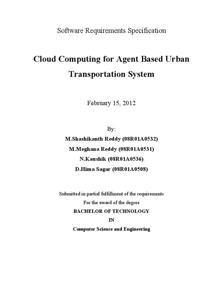 SRS | PDF | Cloud Computing | Use Case