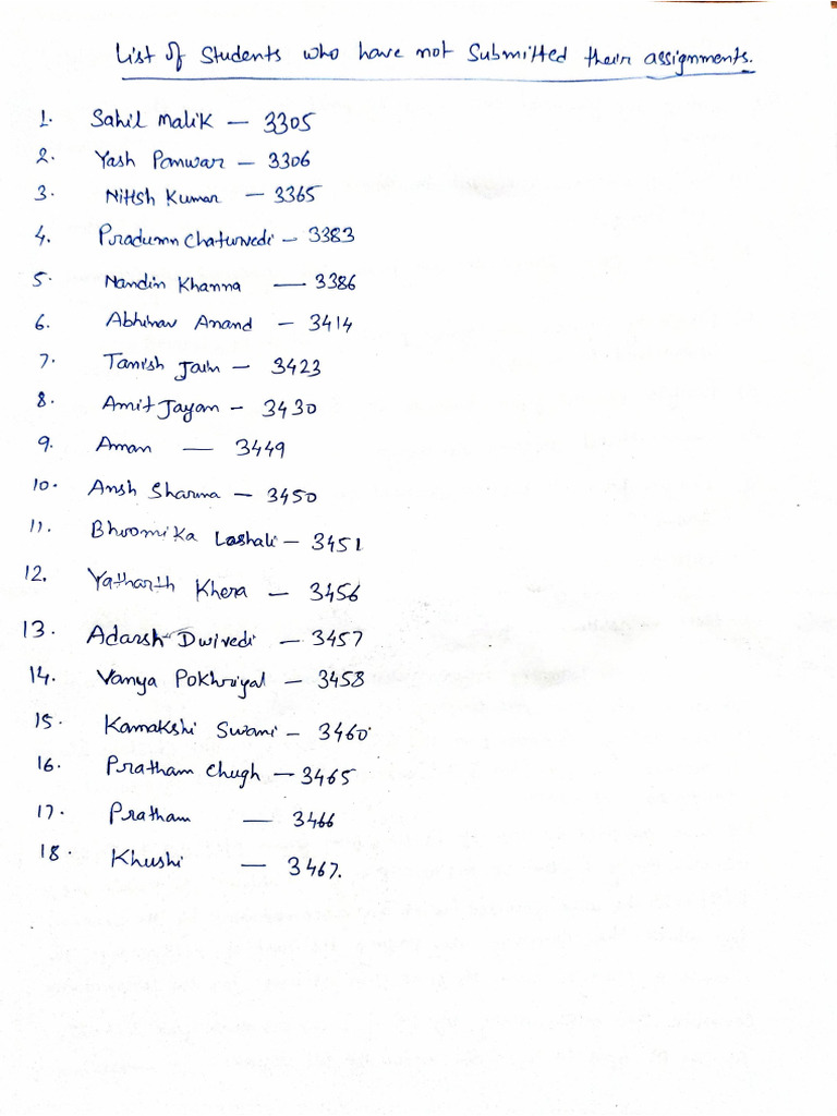 Students Name | PDF