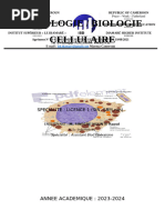 Cours 1 Cytologie | PDF | Cellule (Biologie) | Cytoplasme