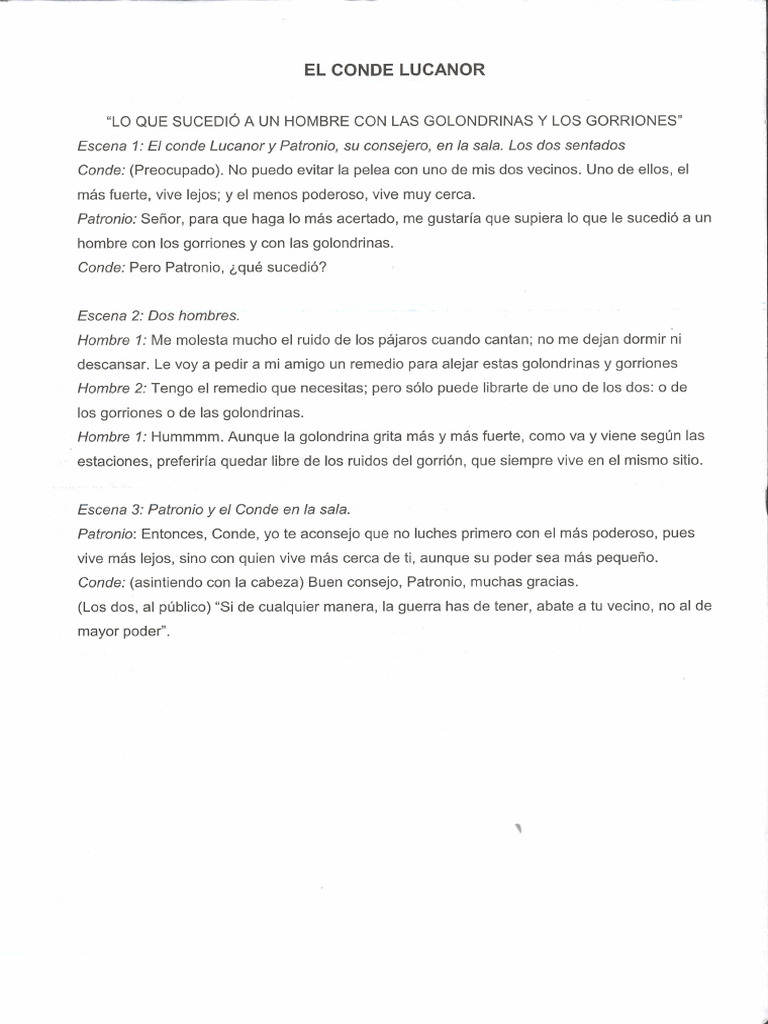 Conde Lucanor | PDF