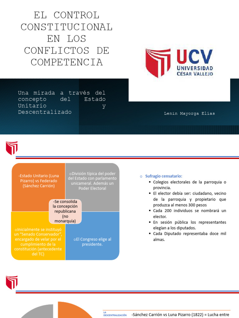 Control Constitucional y Competencias | PDF | Administración Pública ...