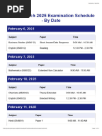IGCSE Timetable 2026 Updated | PDF