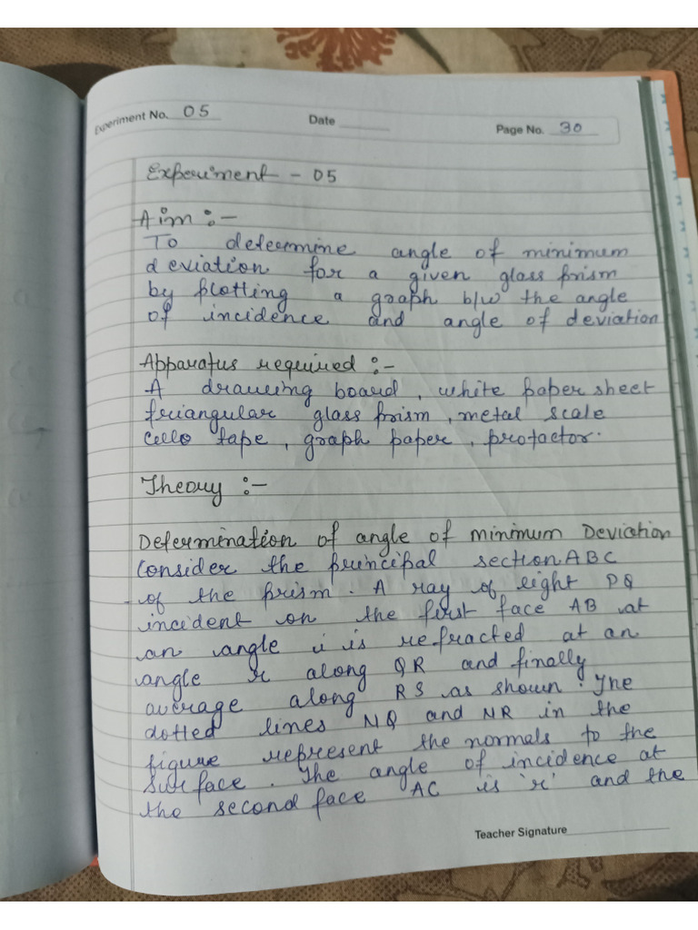 Physics Practical Class 12 | PDF