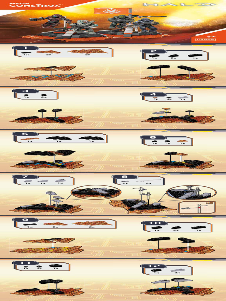 Mega Construx Set DYH88 Halo Fireteam Osiris | PDF