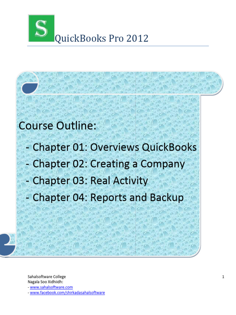 Quickbook 2012 | PDF | Debits And Credits | Accounts Payable