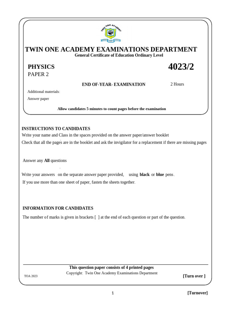 PHYSICS FORM 3 | PDF | Velocity | Acceleration