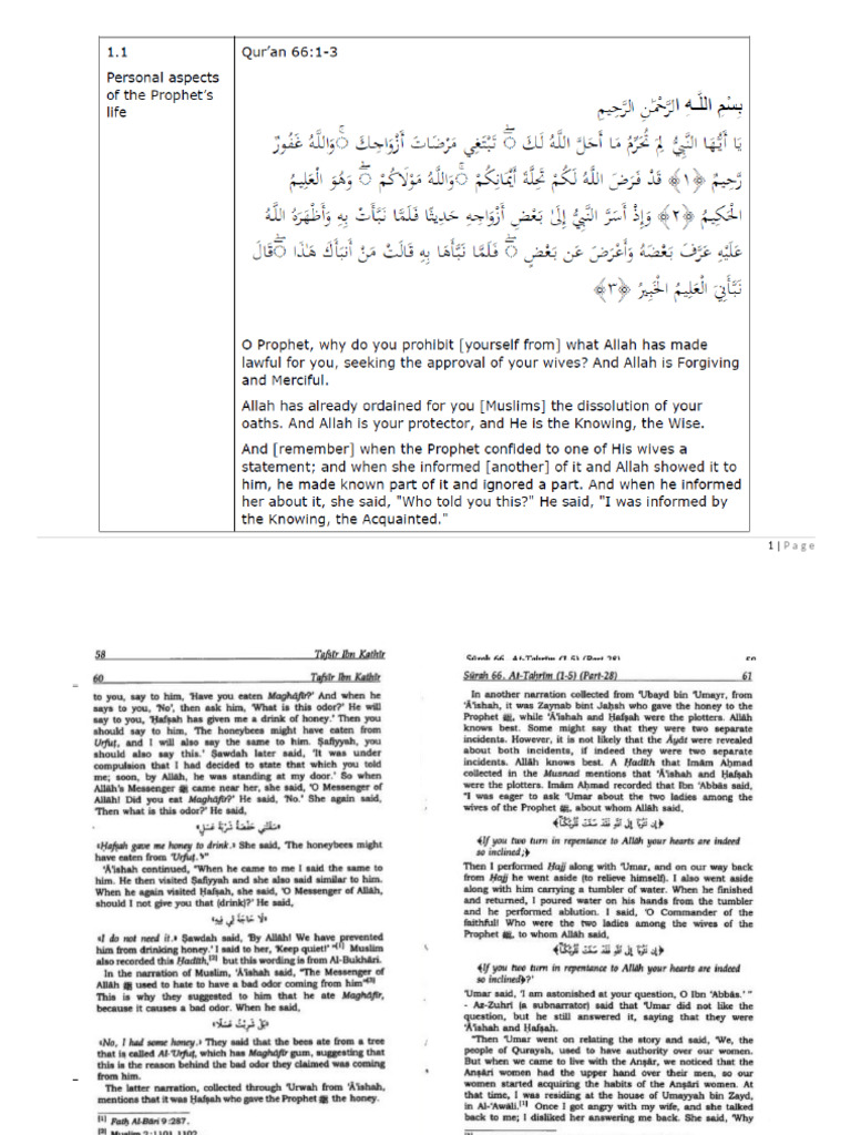 Islamic Studies Notes | PDF