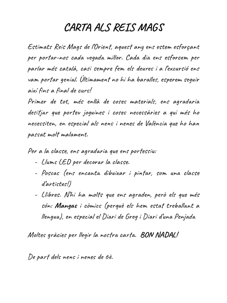 Carta Als Reis Mags | PDF