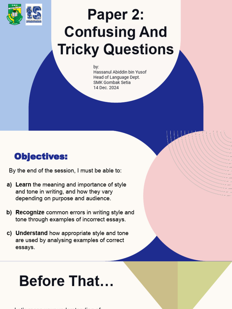 Paper 2 - Confusing Tricky Questions | PDF