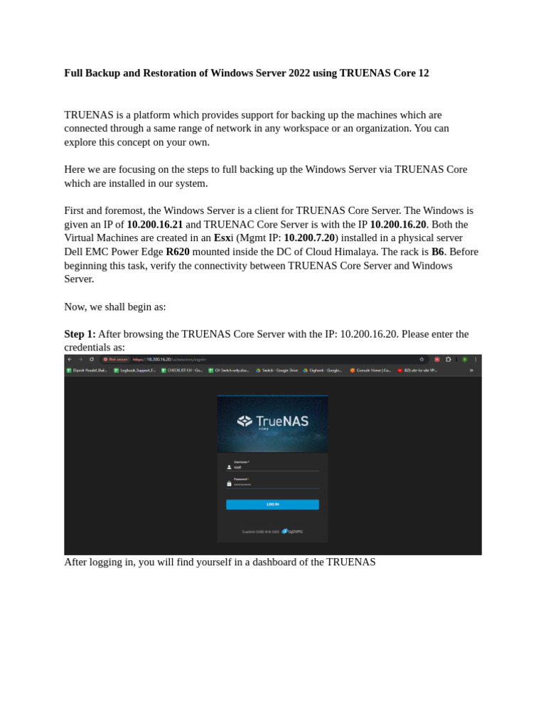 TRUENAS Core Documentation | PDF | Backup | Disk Storage
