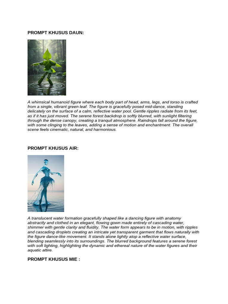 Prompt Khusus | PDF | Physical Phenomena