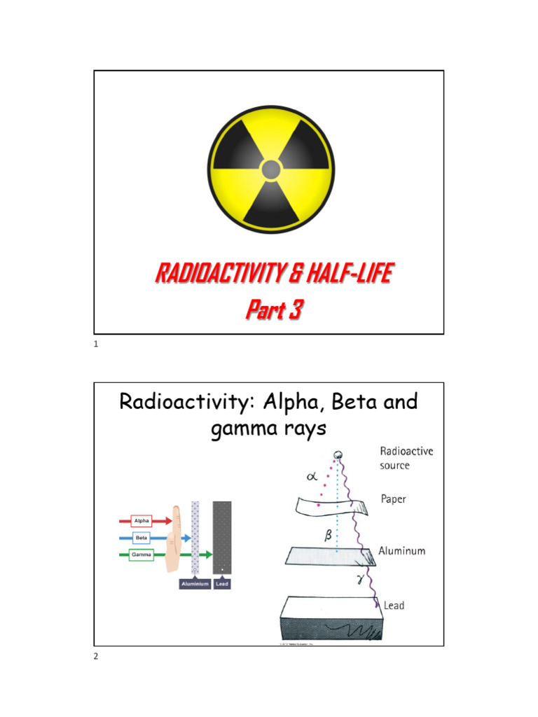 Radioactivity: Types and Applications | PDF | Nuclear Fusion | Nuclear ...