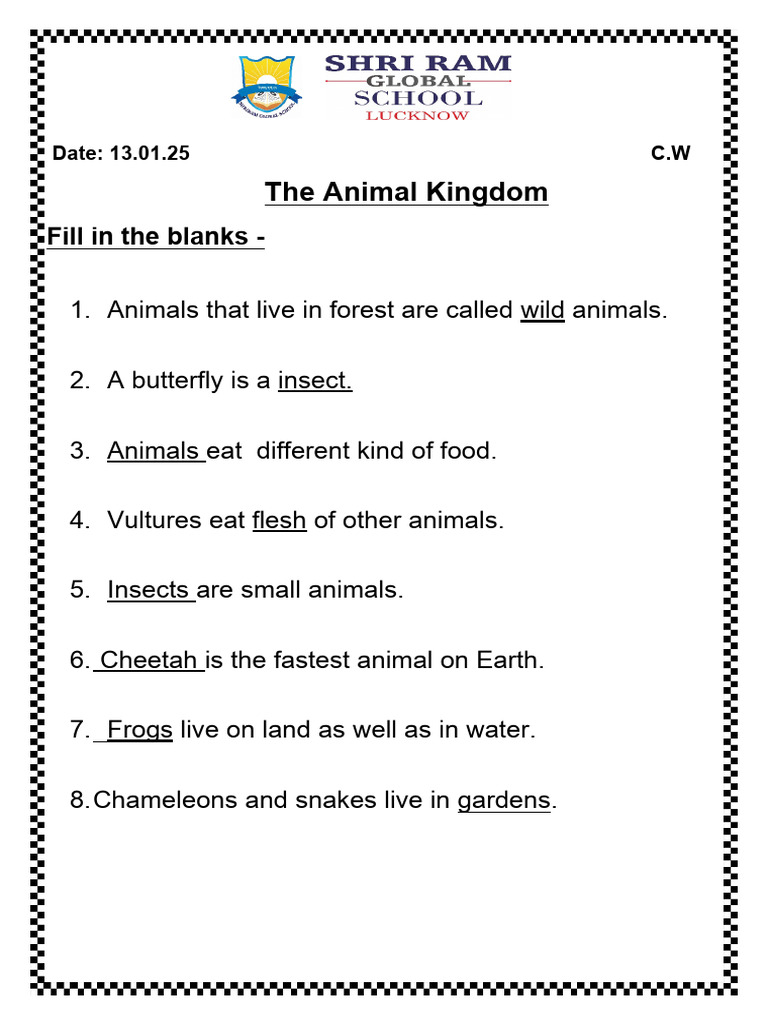 animal kingdom | PDF