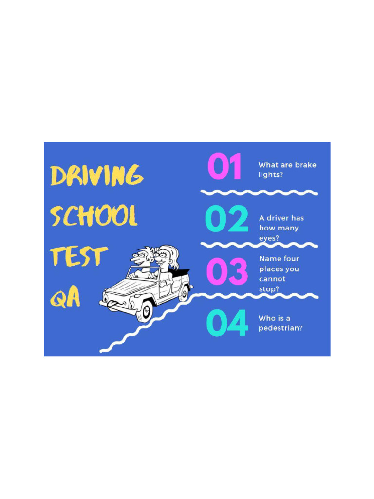 NTSA Driving Test Q&A Guide | PDF | Traffic | Traffic Light