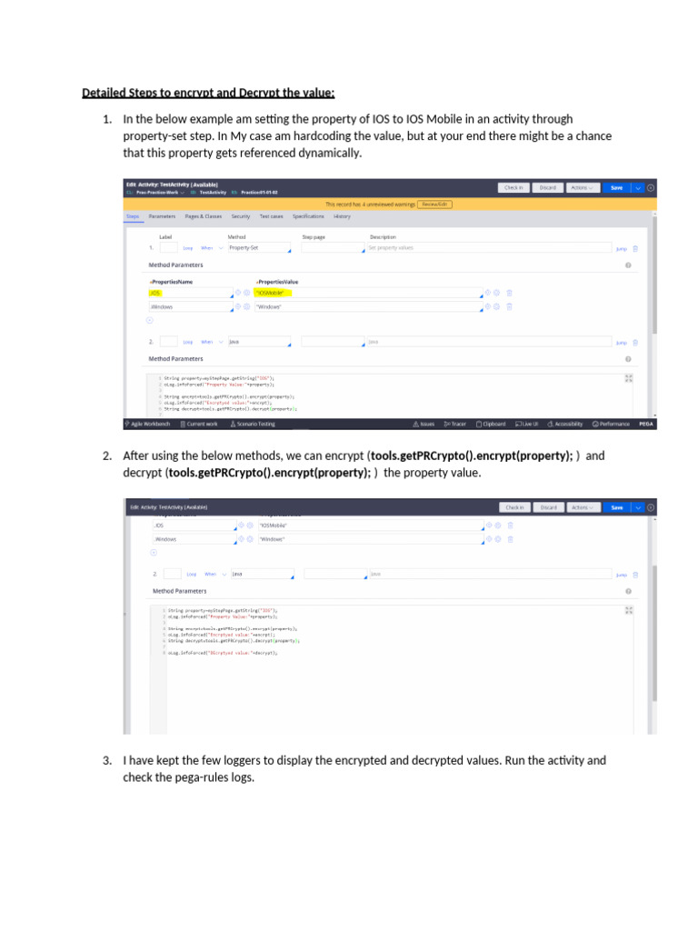 Steps To Encrypt and Decrypt | PDF