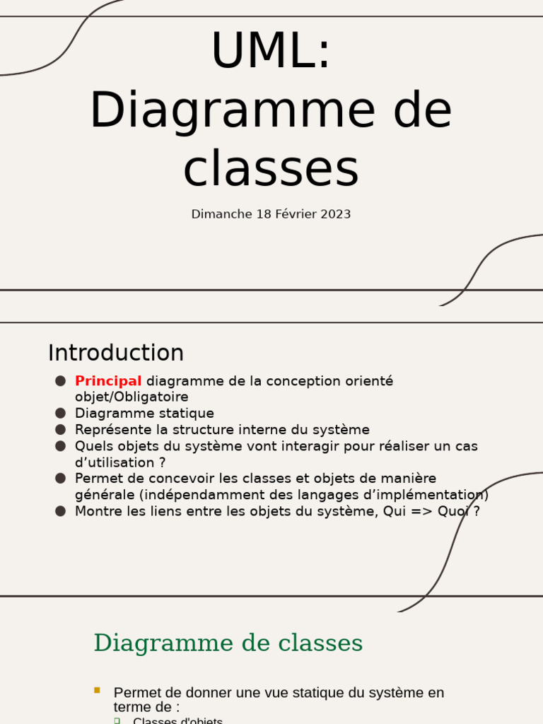 UML DClasses | PDF | Classe (informatique) | Interface (Informatique)