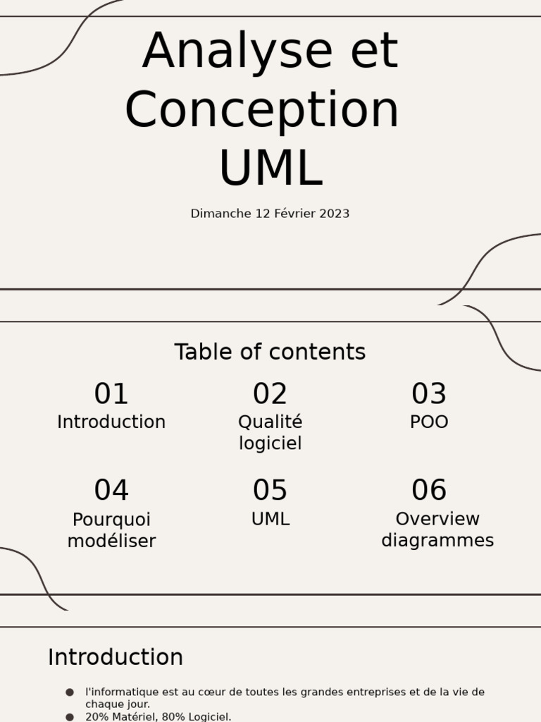 Uml Introduction | PDF | Langage de Modélisation Unifié | Programmation orientée objet