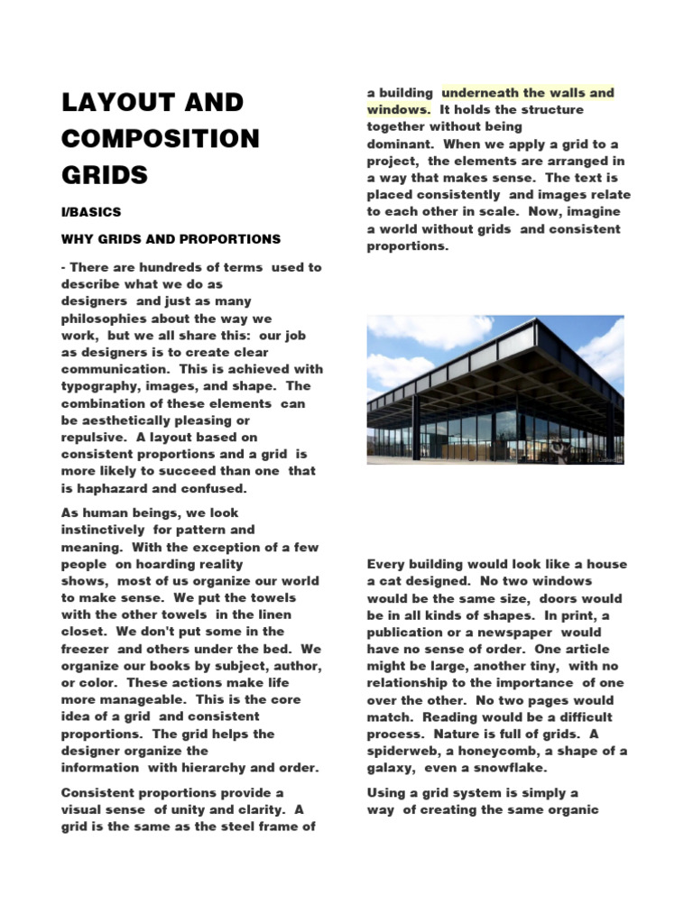 Graphic Design Layout and Composition Grids by Sean Adam | PDF ...