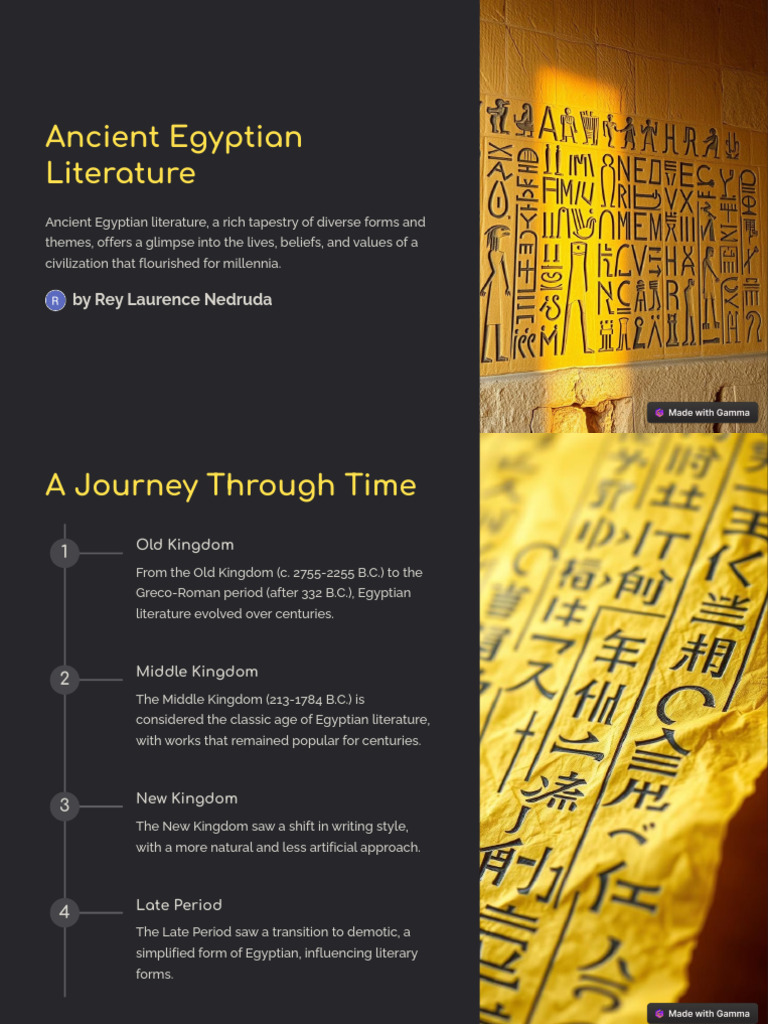 Ancient-Egyptian-Literature | PDF