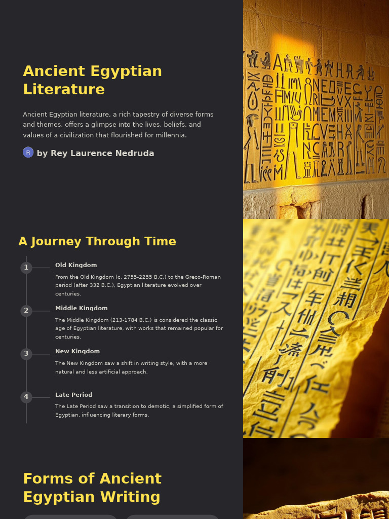 Ancient-Egyptian-Literature | PDF | Ancient Egypt | Writing