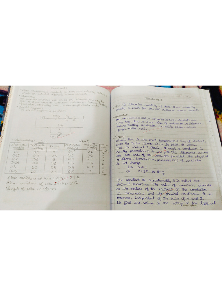 Physics Practicals Class 12 | PDF