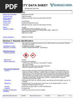 R-22 Refrigerant Safety Data Sheet | PDF | Fires | Materials