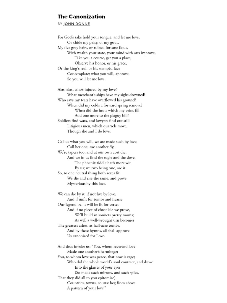 John Donne Poems | PDF
