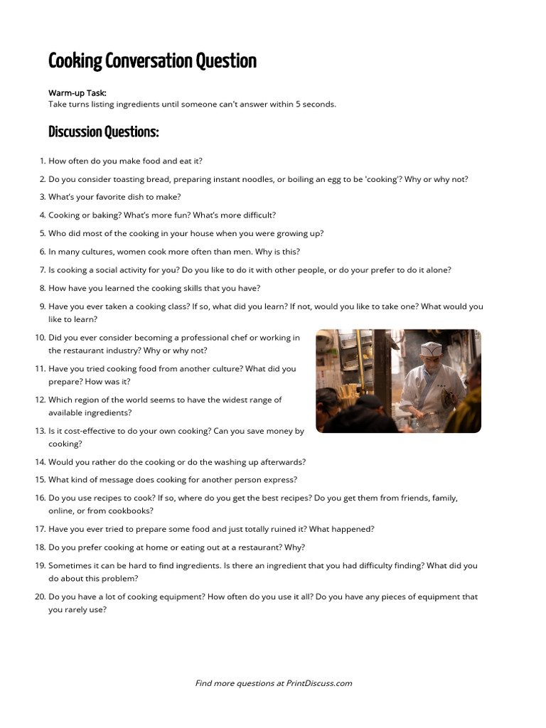 cooking-questions | PDF