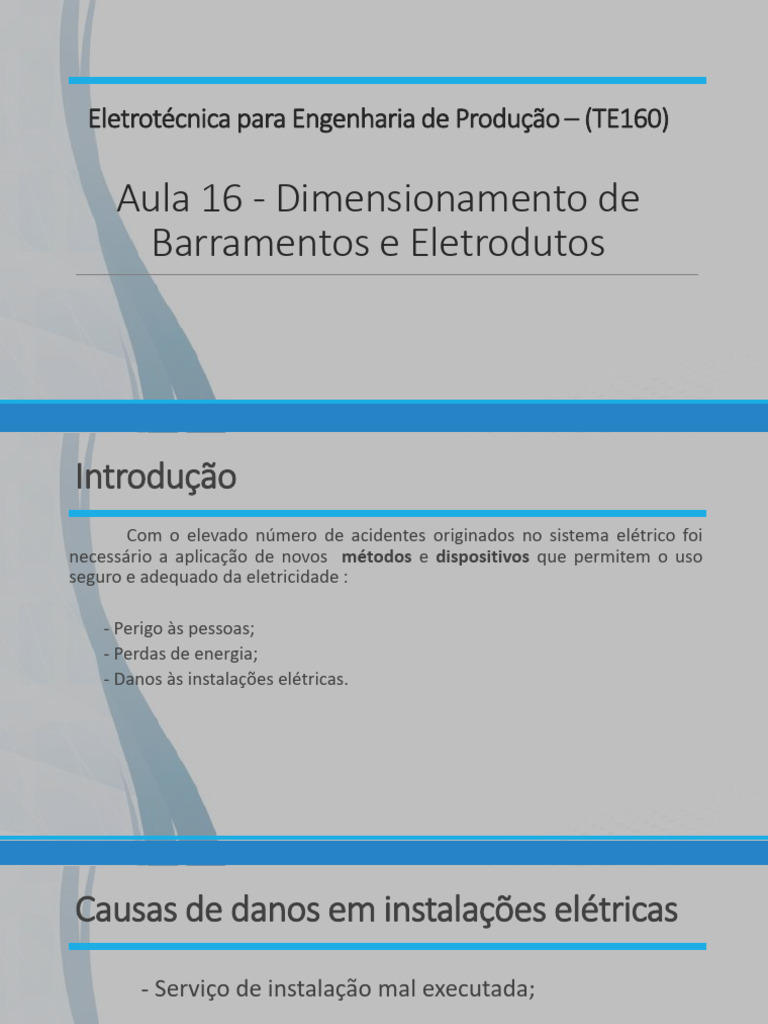 Dimensionamento de Barramentos e DRs | PDF | Transformador | Rede elétrica