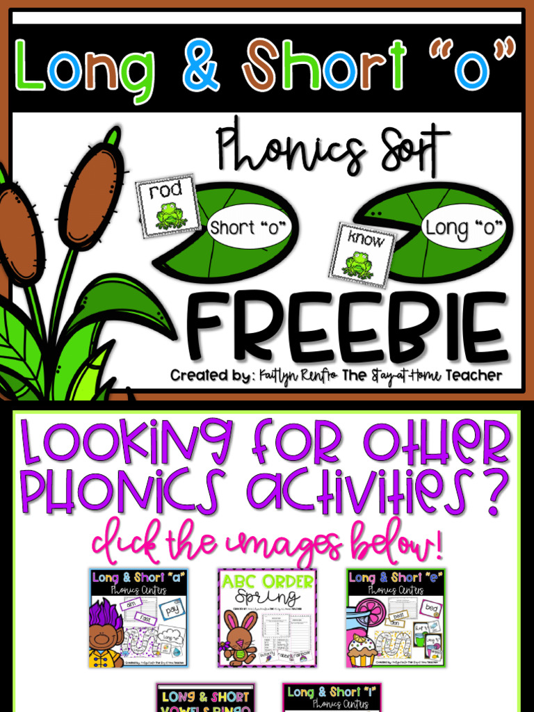 Phonics Sort: Freebie | PDF