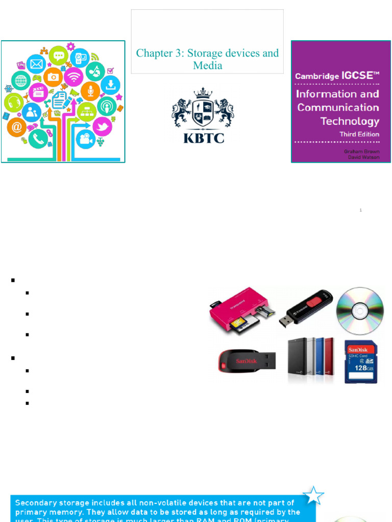 Chapter 3 - Storage Devices | PDF | Hard Disk Drive | Computer Data Storage
