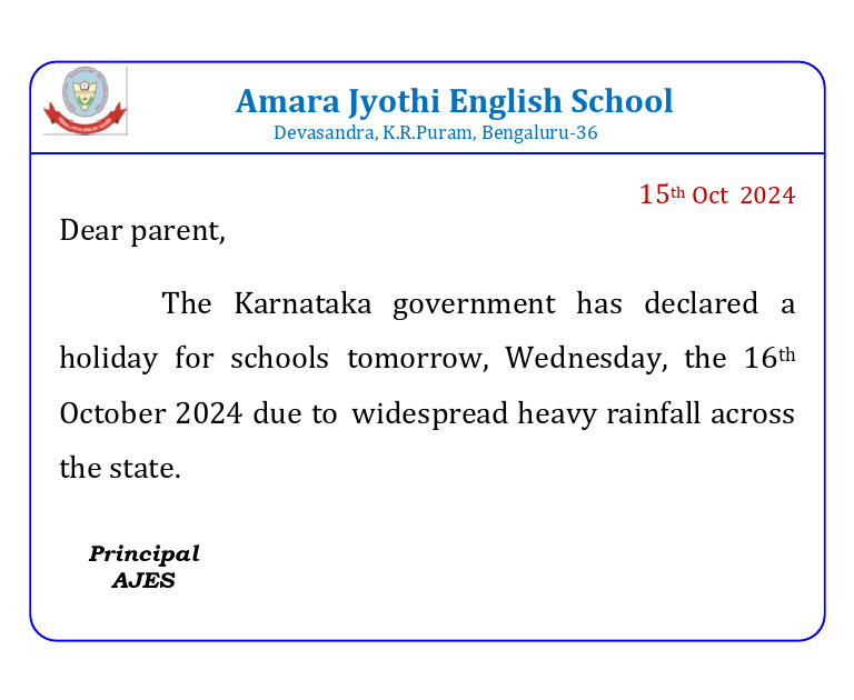 Holiday circular_1 | PDF