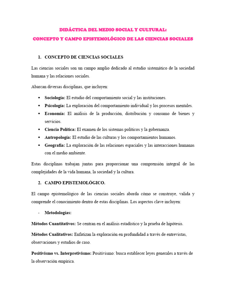 Tema 2. ECBI | PDF | Ciencias Sociales | Conocimiento