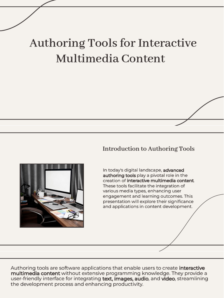q2 Authoring Tools For Interactive Multimedia Content | PDF | Multimedia | Usability