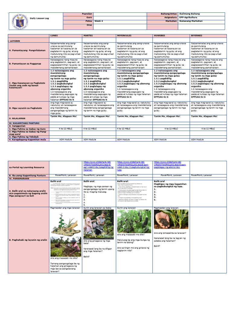 DLL Week 4 Epp | PDF