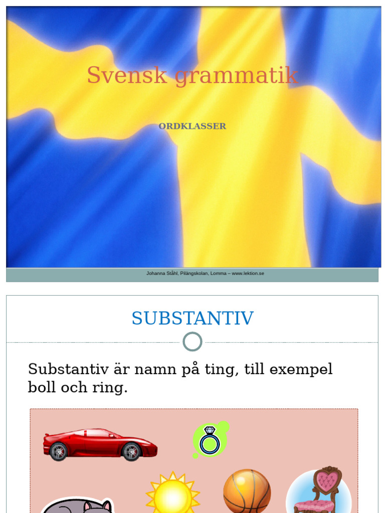 Svensk_grammatik (2) | PDF