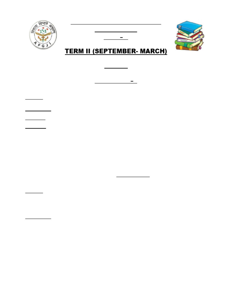 Class 6 Syllabus | PDF