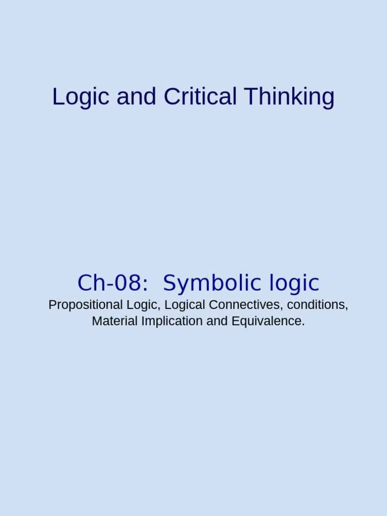 Aishaiqbal 2100 4665 2 Propositional Logic 2 | PDF | Argument | Logical Consequence