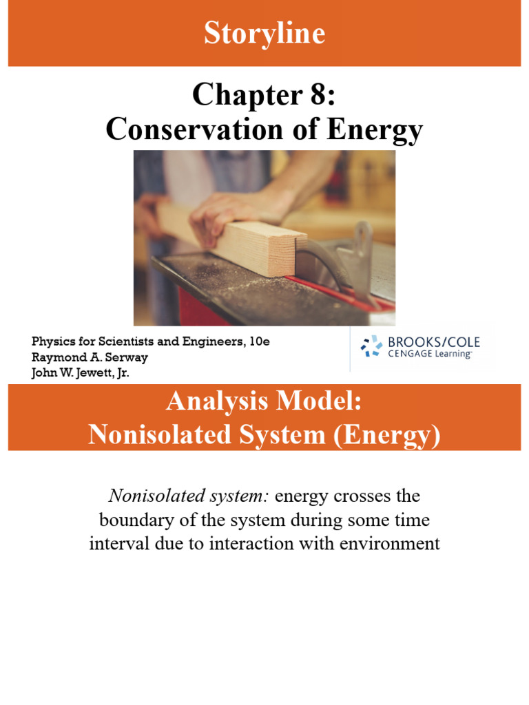 Chapter 8. Conservation of Energy NOVEMBER 1 | PDF | Friction | Mass