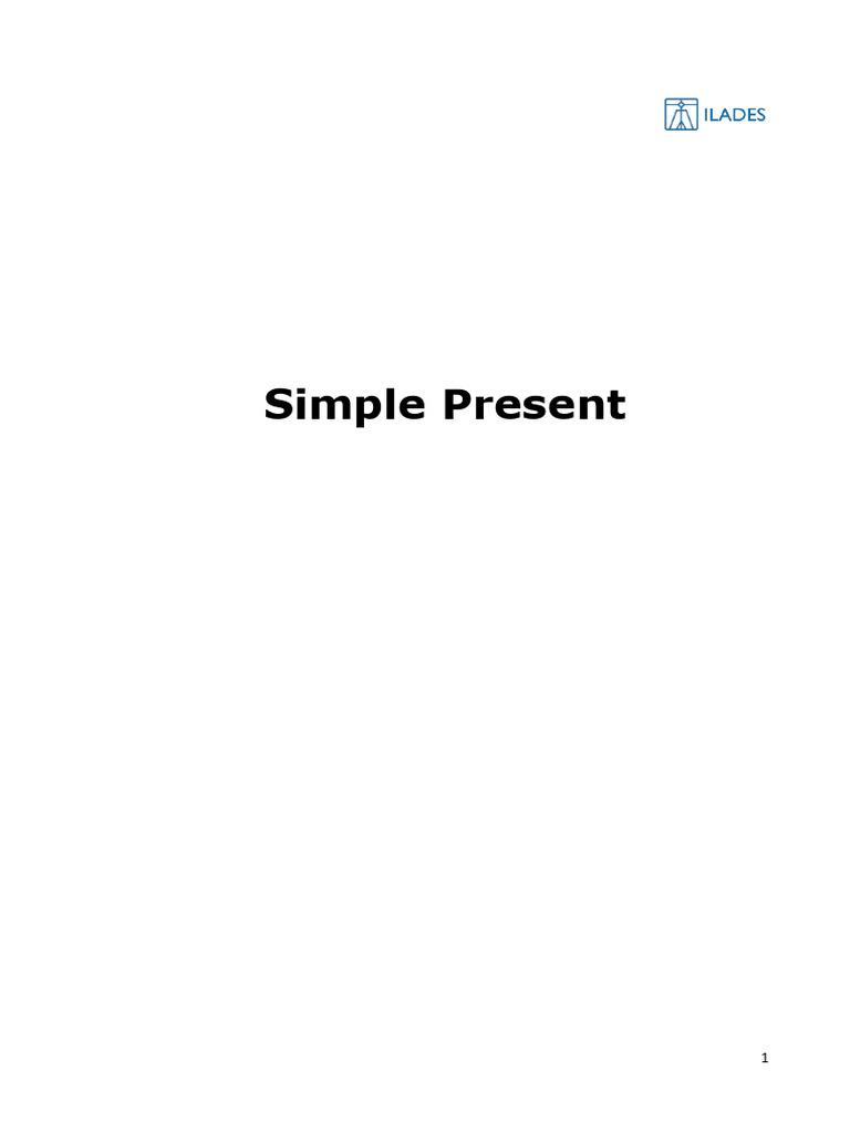 Simple Present (1) | PDF | Linguistics | Grammar