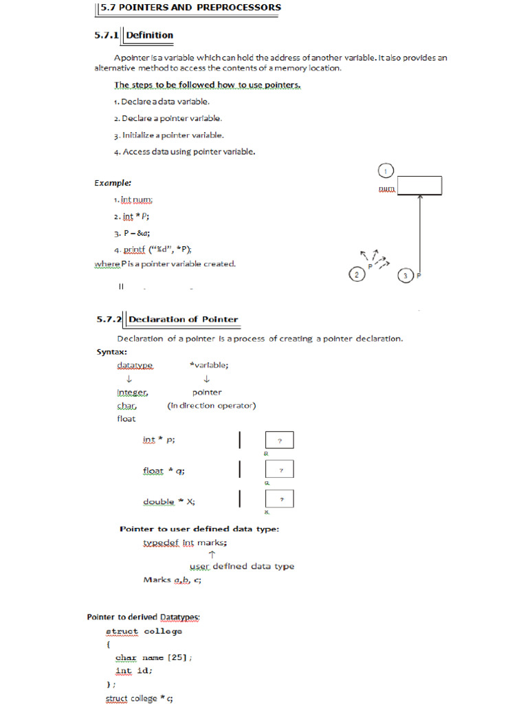 Module 4 Pointers | PDF | Integer (Computer Science) | Pointer ... Module 4 Pointers | PDF | Integer (Computer Science) | Pointer ...