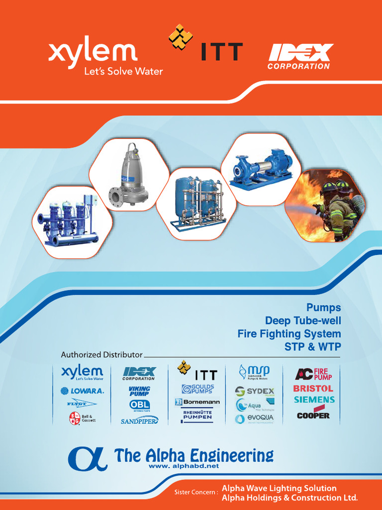 Alpha Engineering Catalogue | PDF | Sewage Treatment | Water Treatment