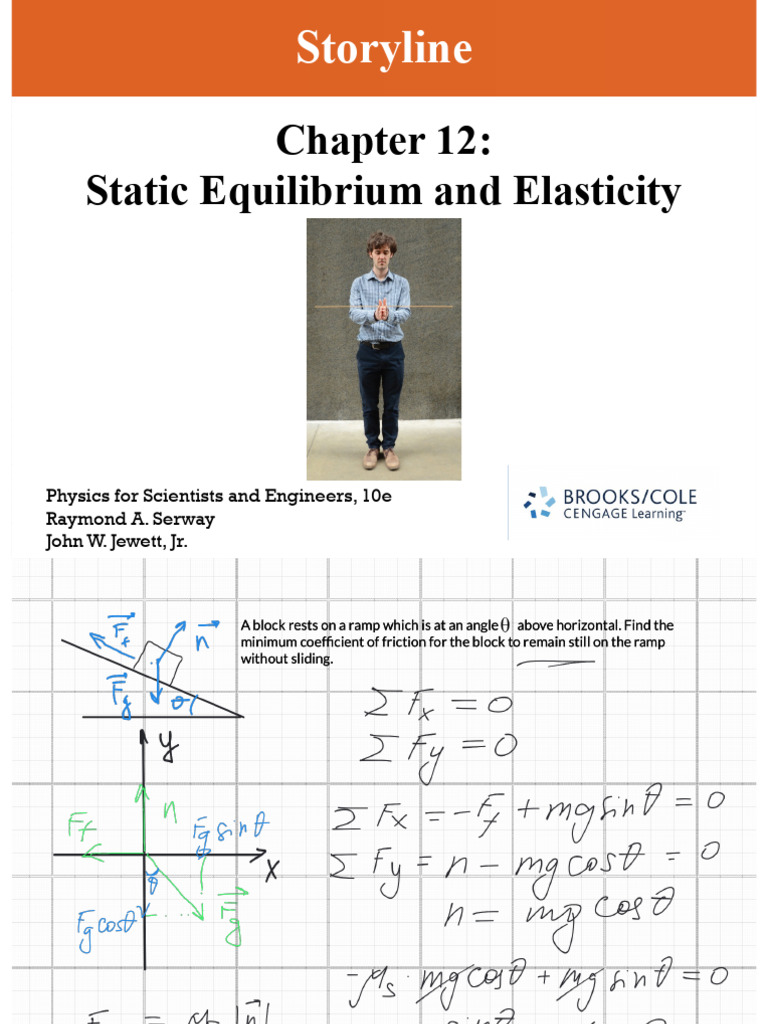 Chapter 12 Static Equilibrium | PDF | Force | Torque